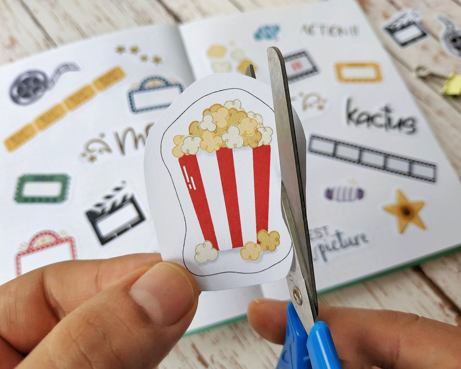 Printable Movie Stickers, Movie Planner Stickers, Bullet Journal ...