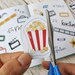 Printable Movie Stickers, Movie Planner Stickers, Bullet Journal ...
