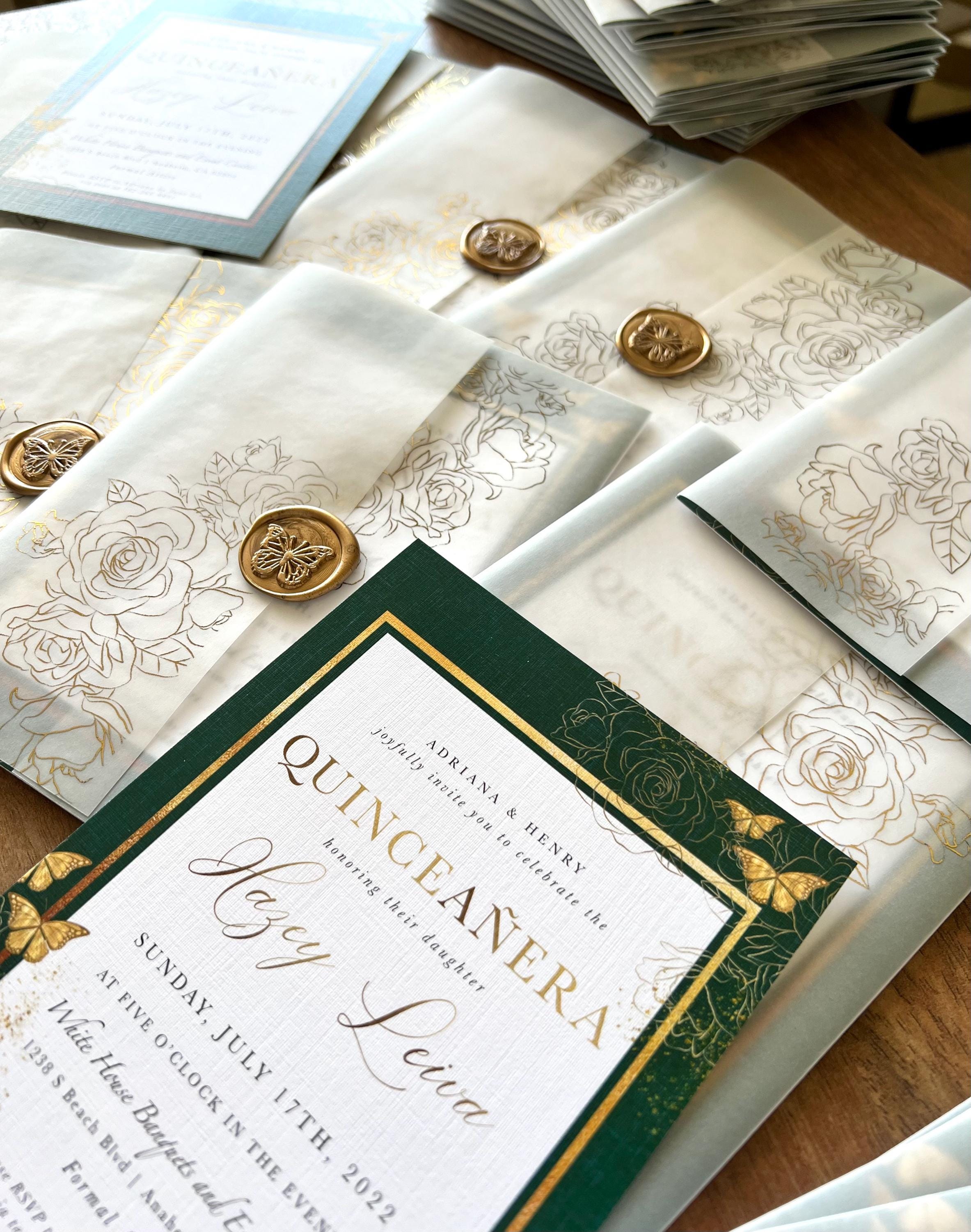 Enchanted Forest Quinceañera Invitation, Fairytale Quinceañera Invite ...