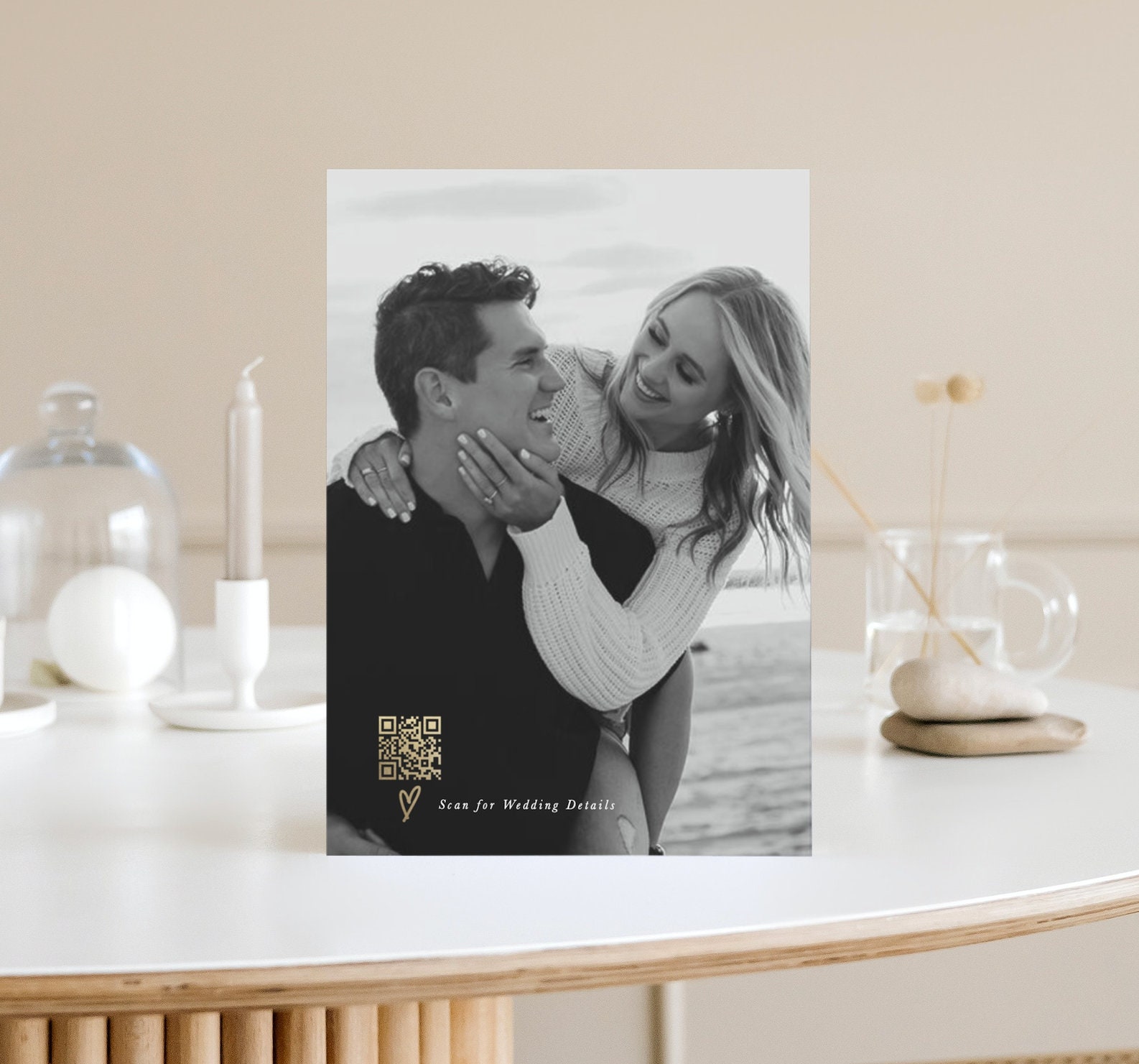 Save the Date With QR Code, QR Code Save the Dates, Party Save the ...
