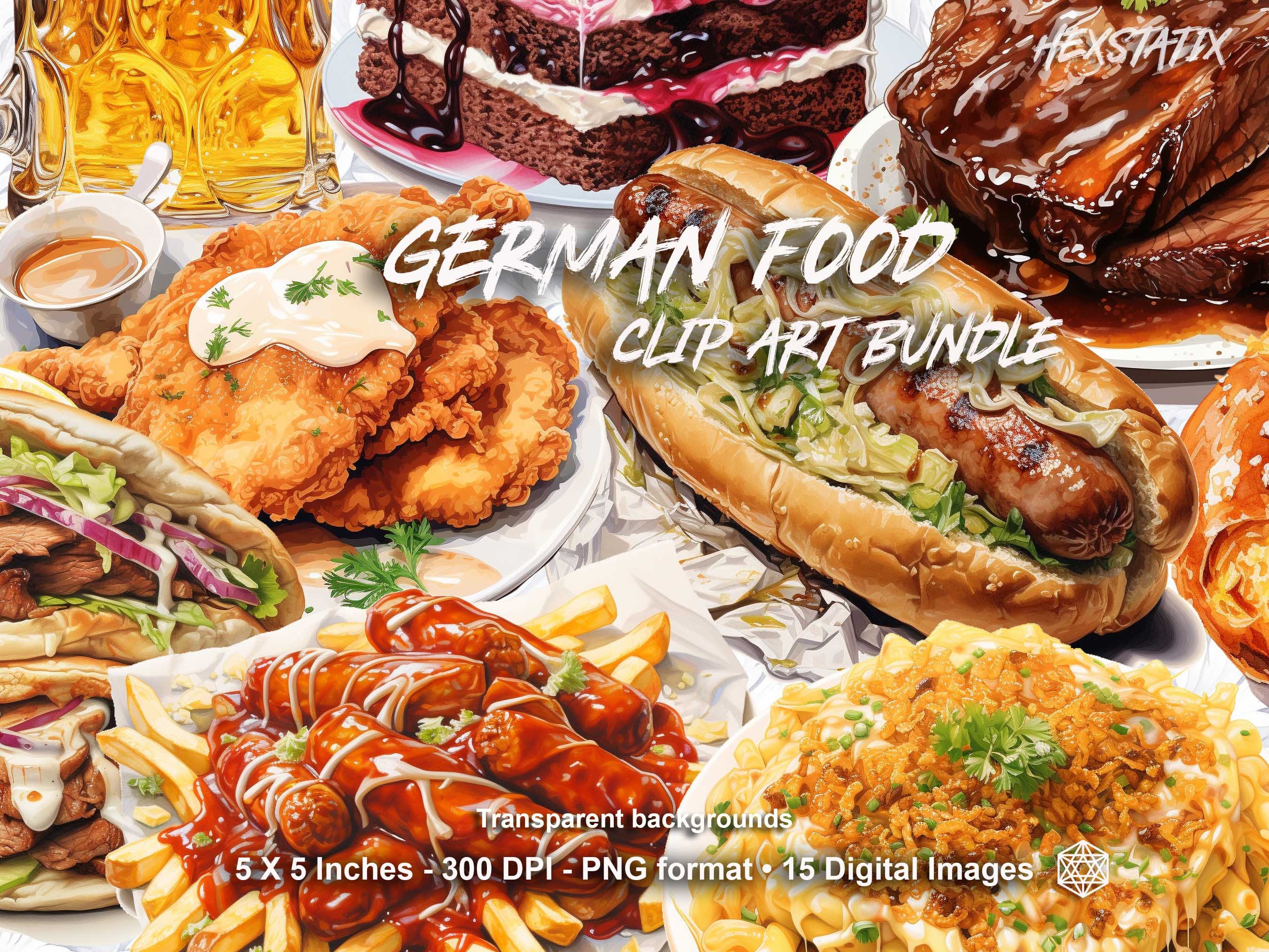 German Food Clipart