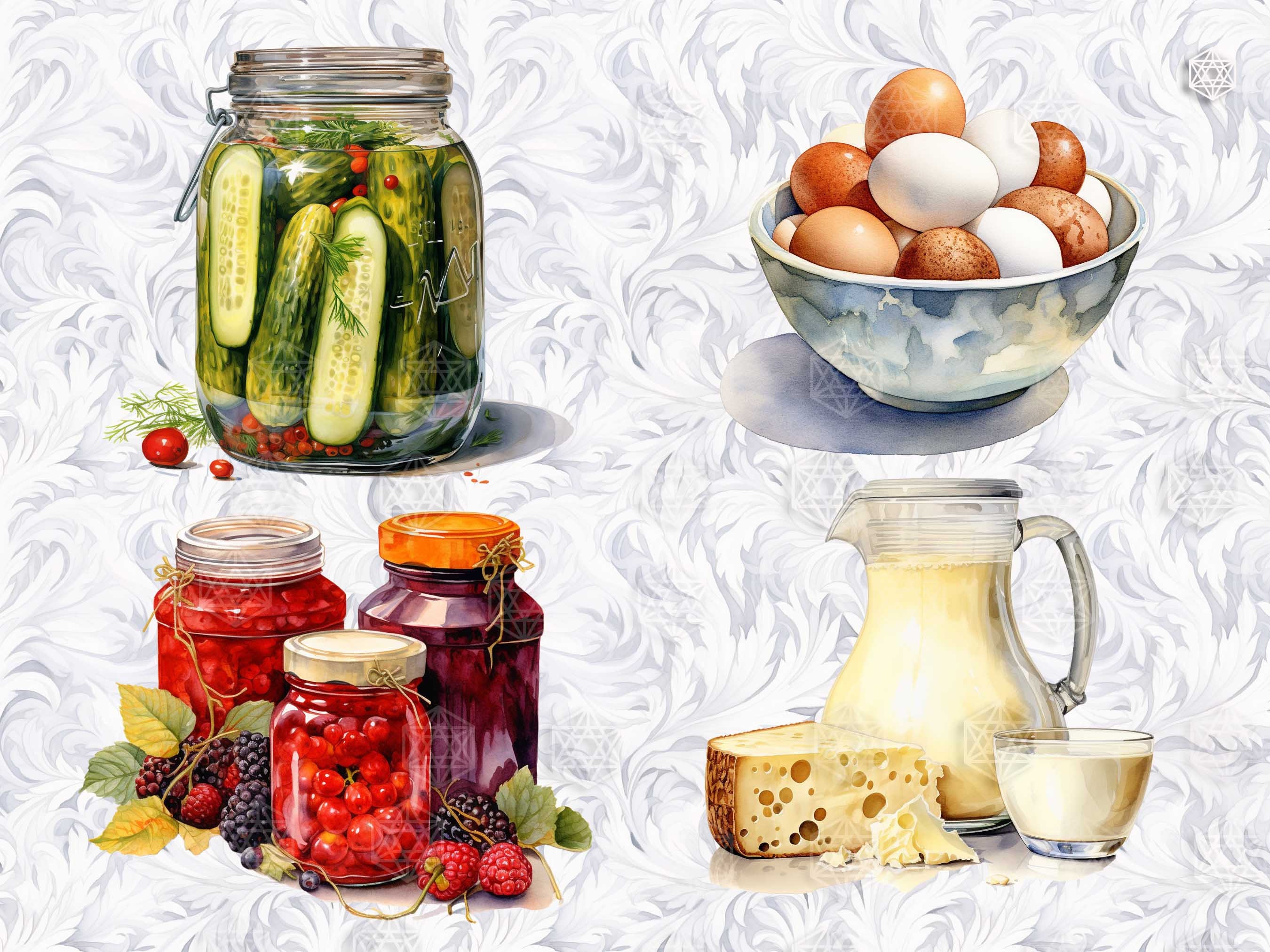 Country Kitchen PNG Clipart, Transparent Background, Instant Download ...