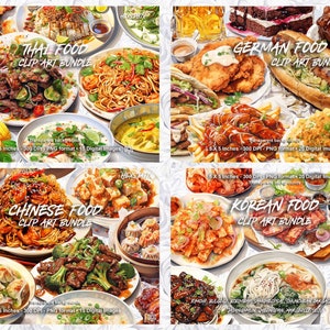 Food Clipart Bundle PNG Designs, Watercolor Food Clipart PNG Images ...