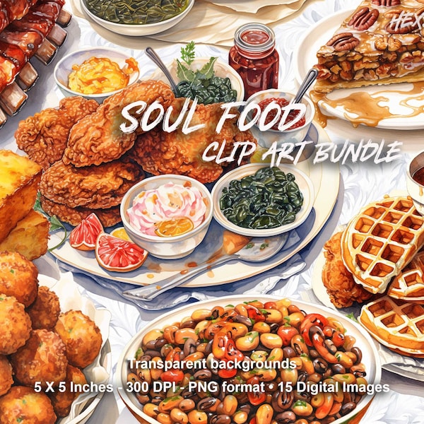 Soul Food Clip Art - Etsy