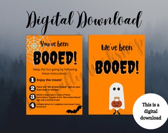 You've Been Booed Printable SVG, JPG, PNG Sublimation, halloween ...