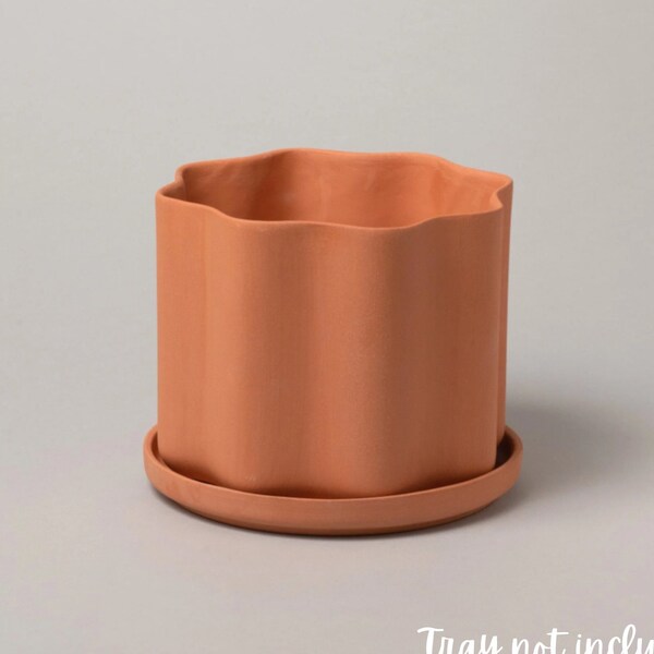 Retro Plant Pot - Etsy