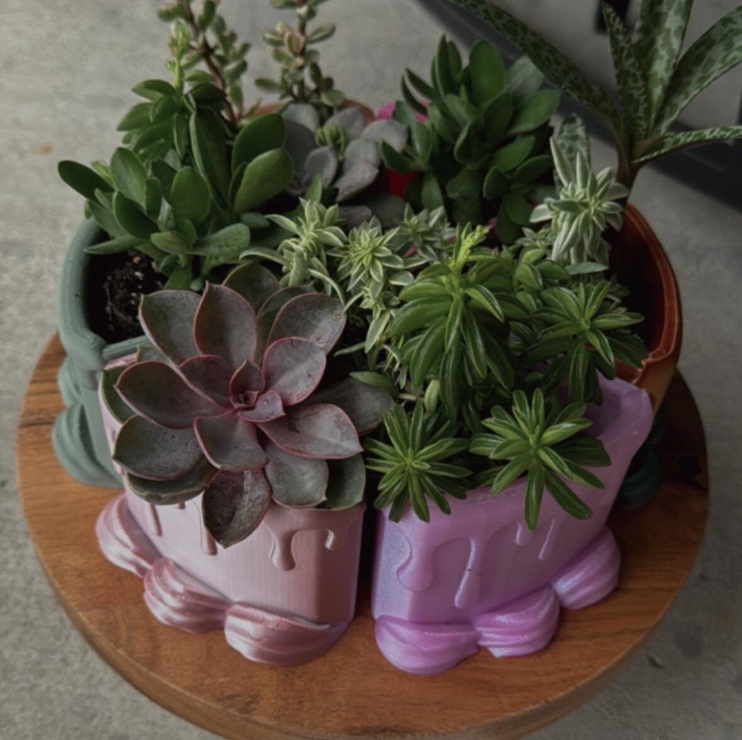 Piece of Cake Planter Cake Slice Planter Sustainable 3D Printed PLA ...