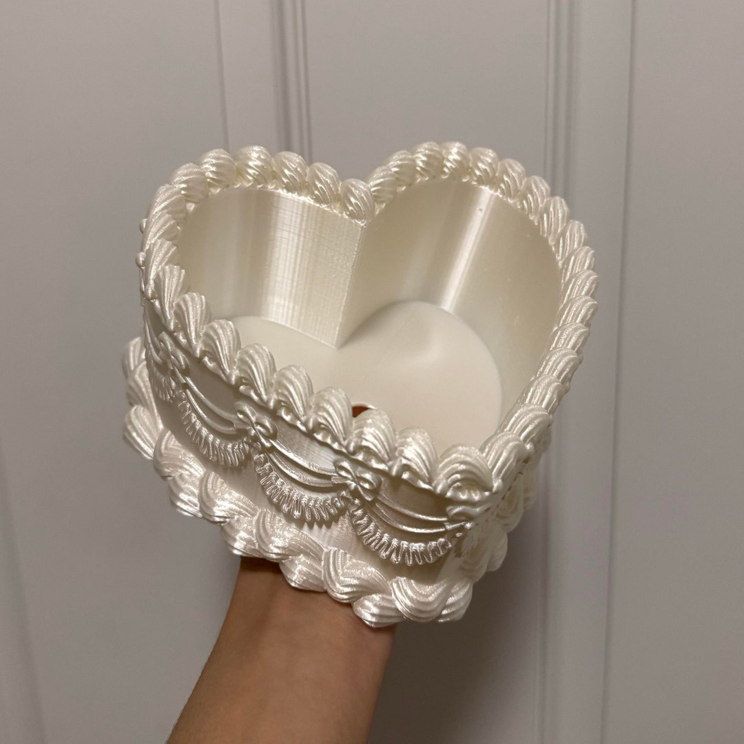 6 Inch Heart Cake Planter Valentine's Day Gift Birthday Gift ...