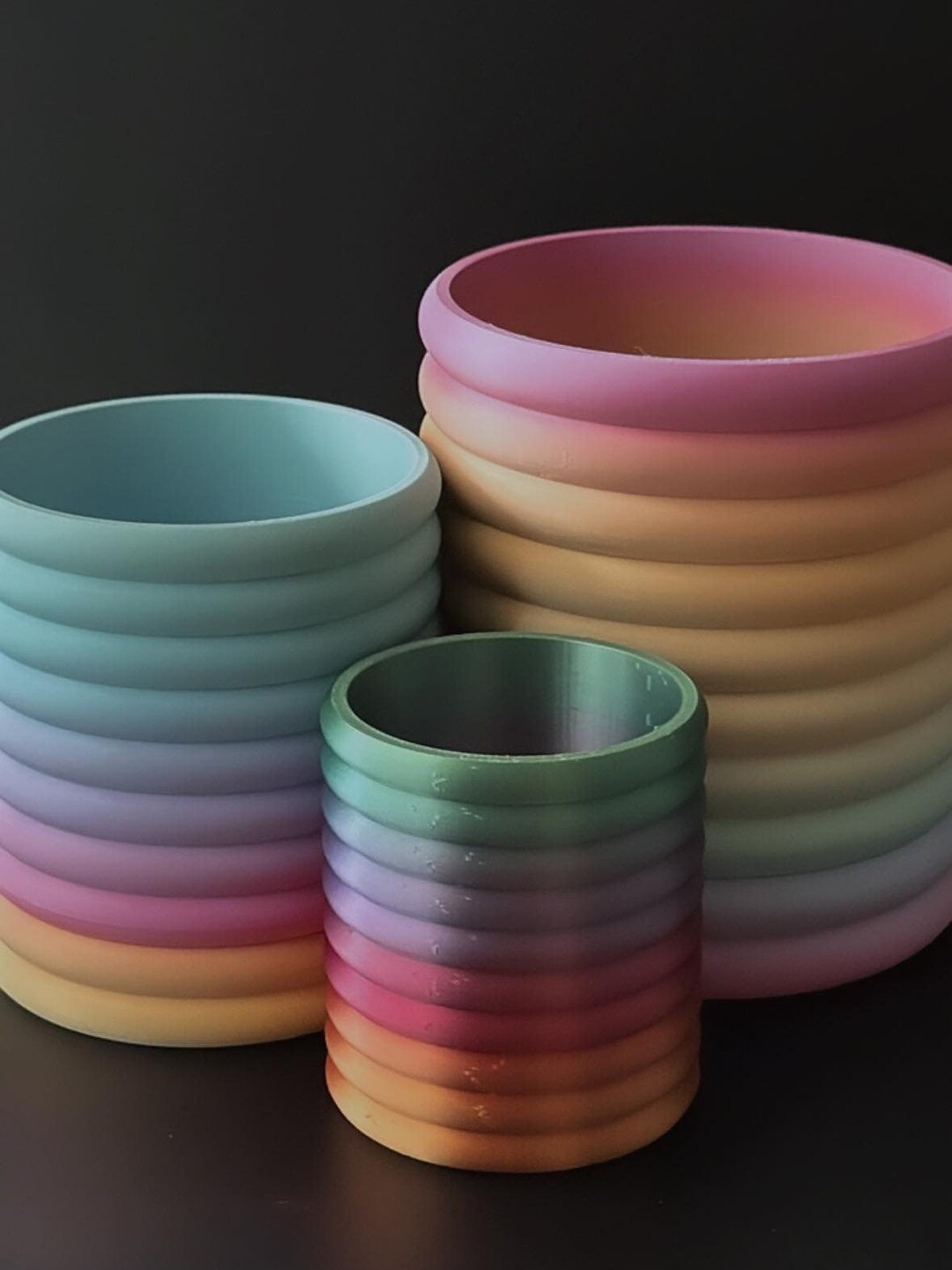 Poppy Planter With Seamless Tray | Modern Planters | 3D Printed ...