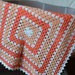 Mango Granny Square Crocheted Baby Blanket - Etsy