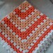 Mango Granny Square Crocheted Baby Blanket - Etsy