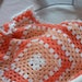 Mango Granny Square Crocheted Baby Blanket - Etsy