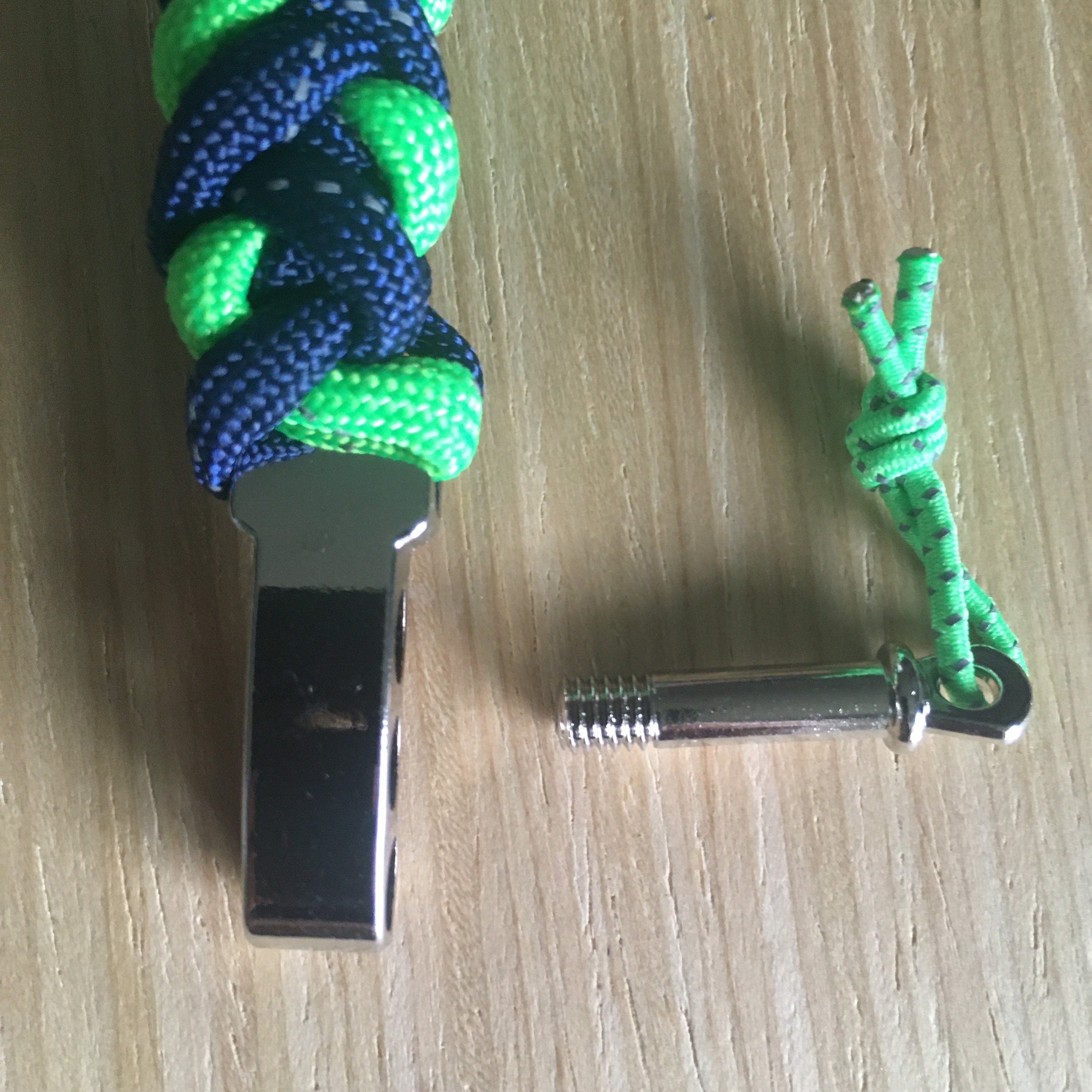 Blue & Green Reflective Bracelet - Etsy