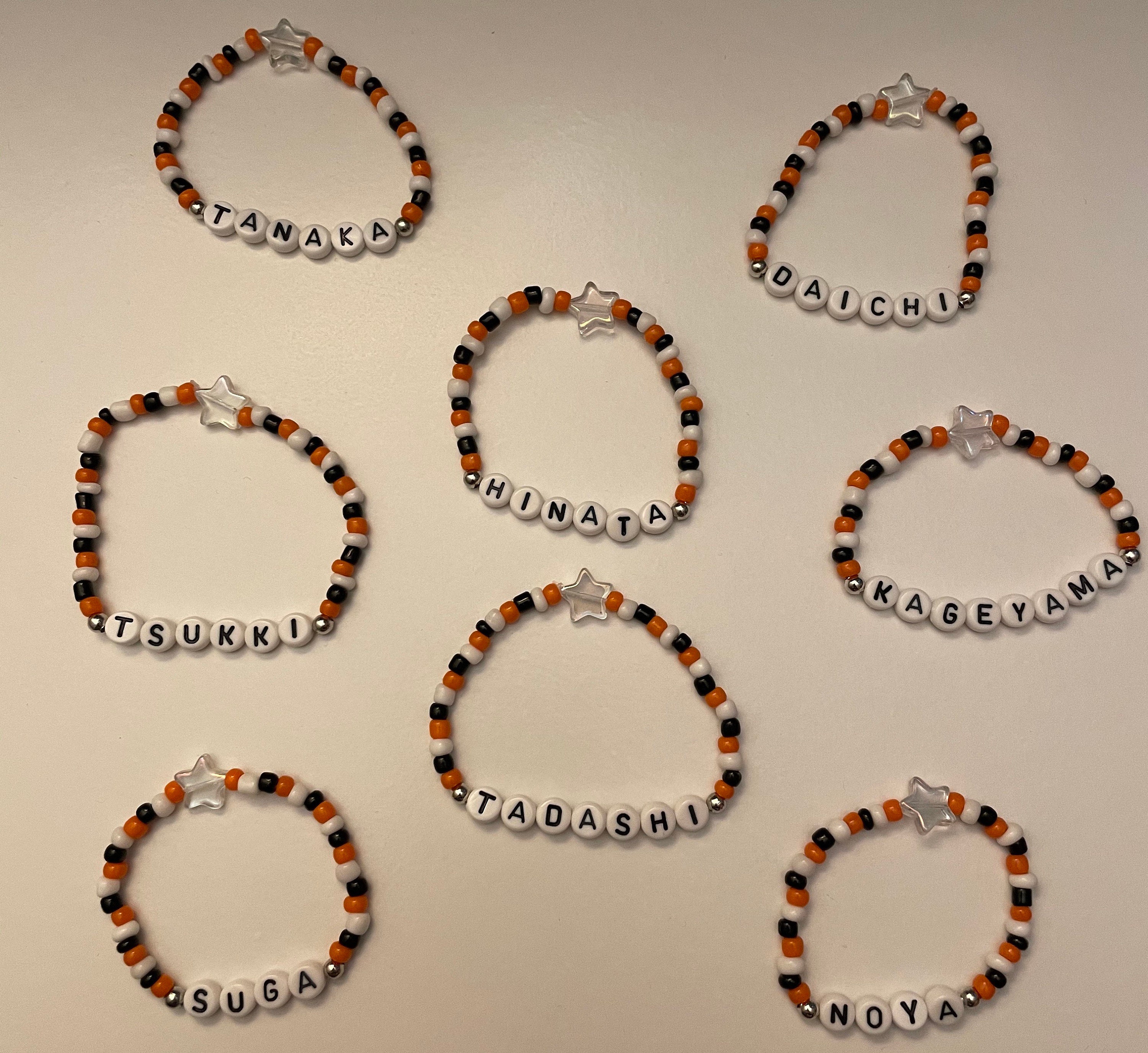 Haikyuu Bracelets | Etsy