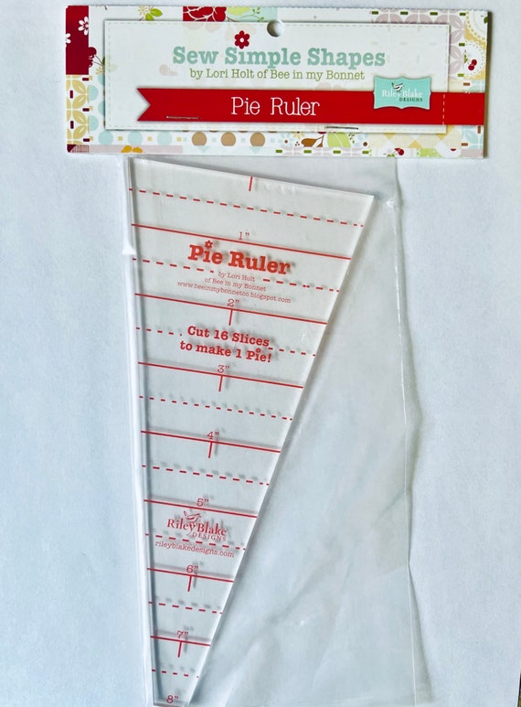 Sew Simple Shapes Pie Ruler New in Package - Etsy