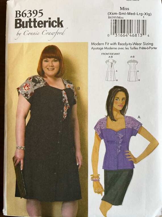 Uncut Butterick Connie Crawford Pattern B6395 Sizes - Etsy