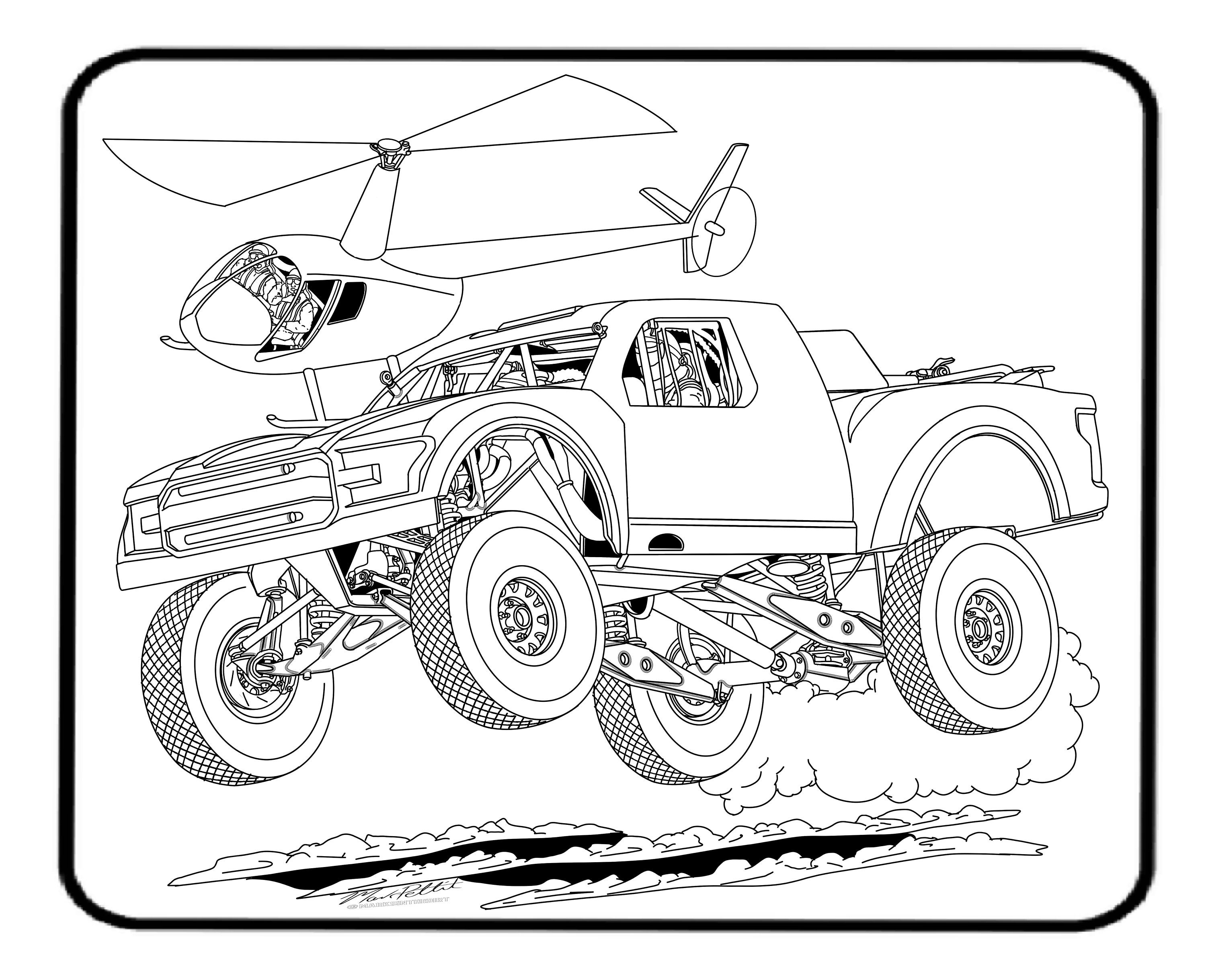 MITD Offroad Coloring and Activity Book - Vol 3 - Etsy