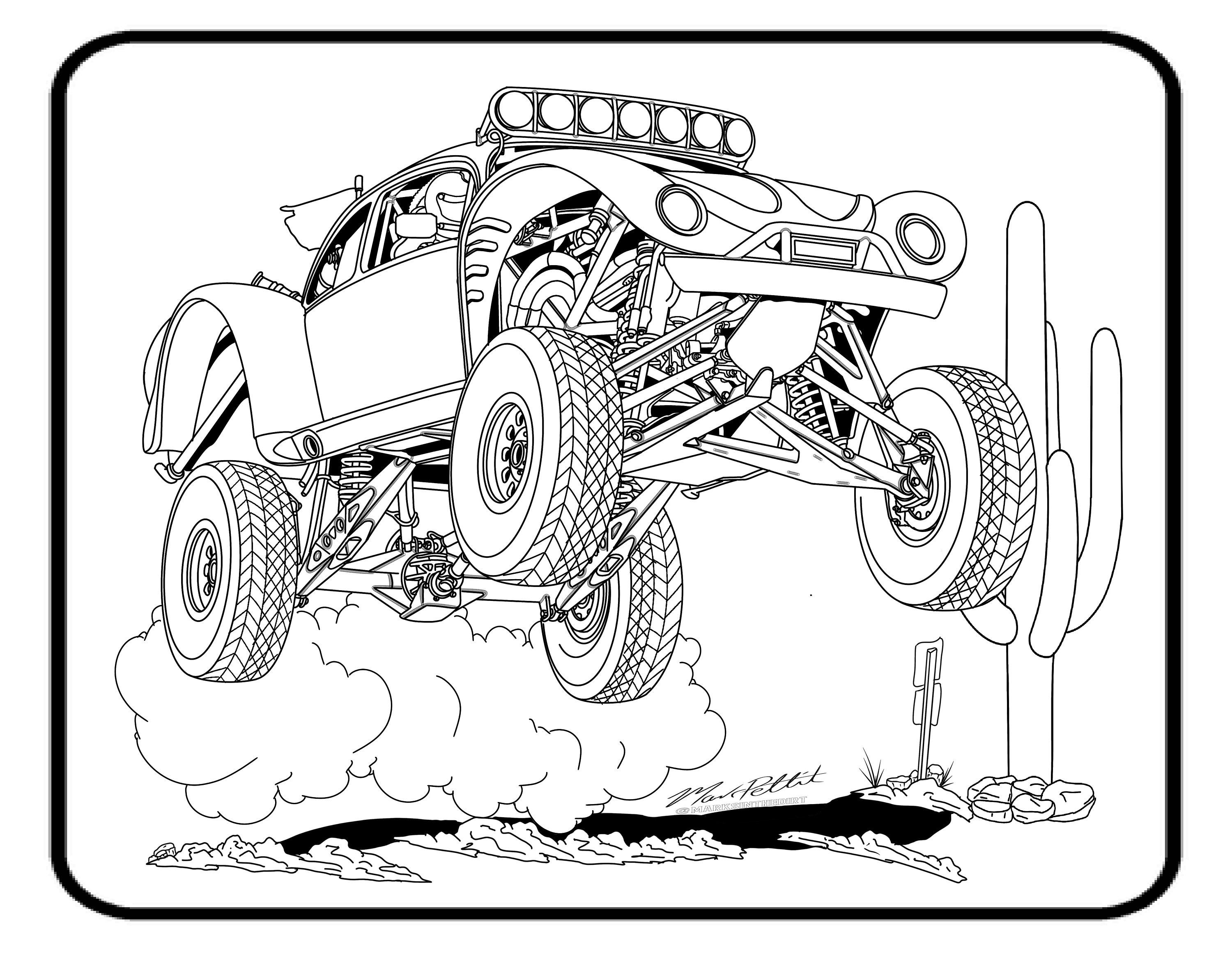 MITD Offroad Coloring and Activity Book - Vol 3 - Etsy