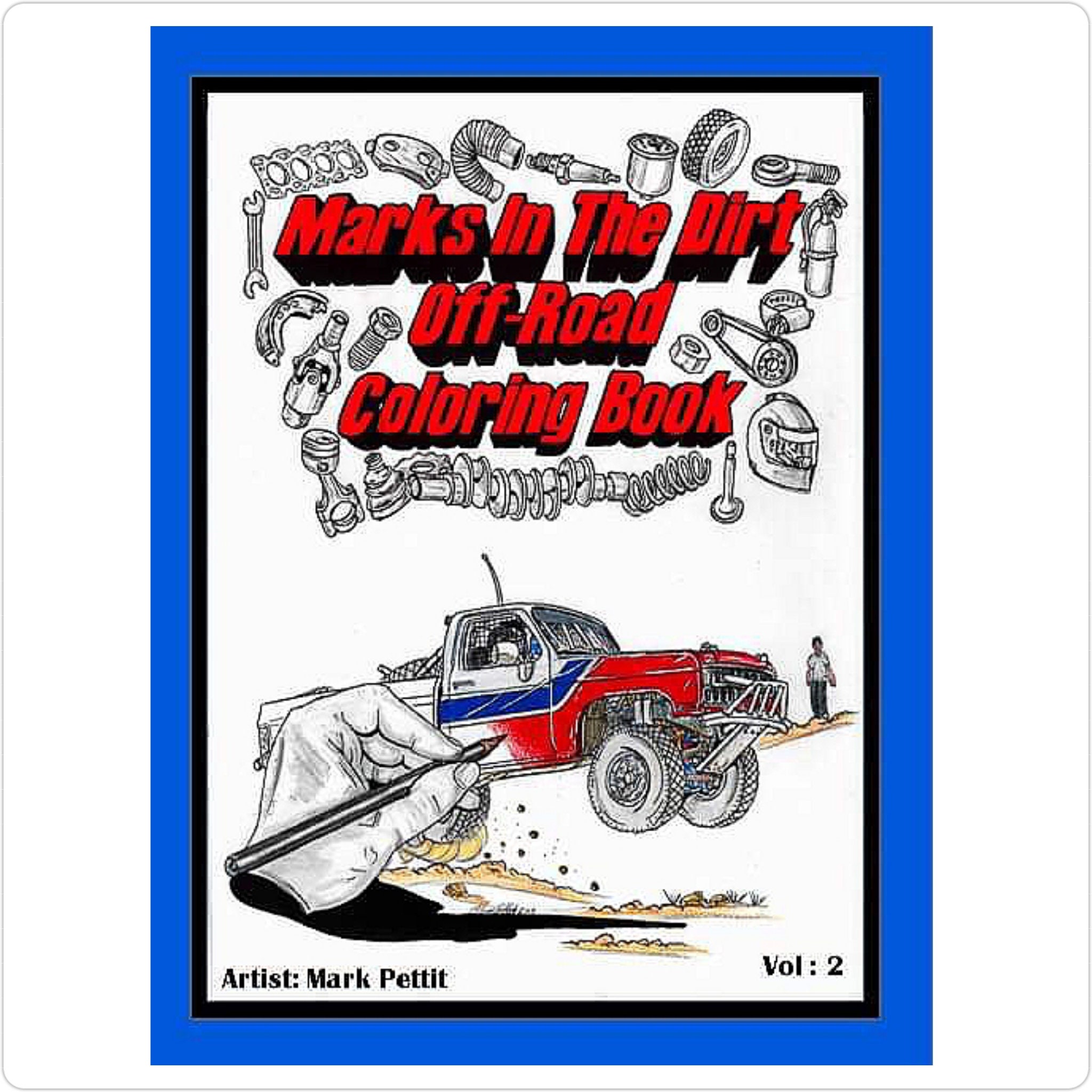 MITD Offroad Coloring Book VOL. 2 - Etsy