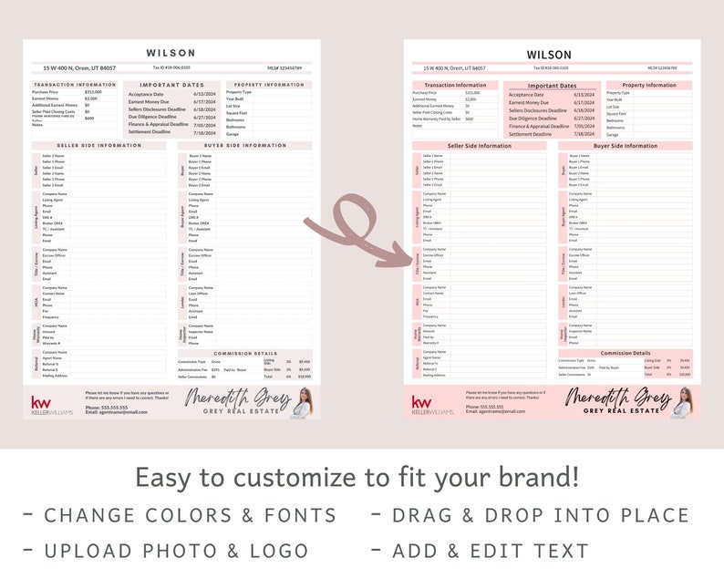 Essential Real Estate Transaction Summary: Key Details and Deadlines ...