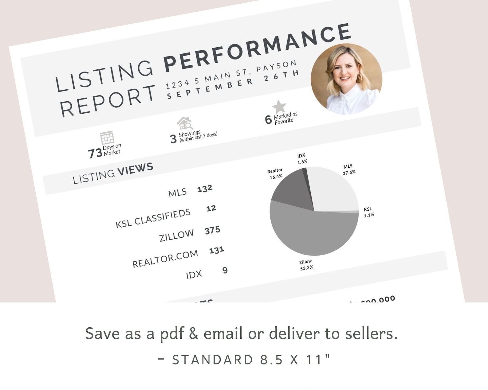 Real Estate Listing Performance Report: Realtor Social Audit (canva ...