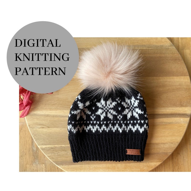 Women Fair Isle Beanie - Etsy