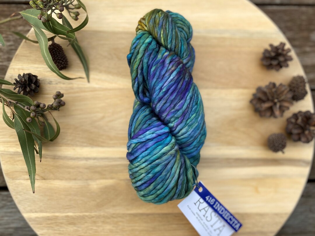 Malabrigo Rasta | Colour Indiecita 416 | 100% Merino Wool | Super Bulky ...