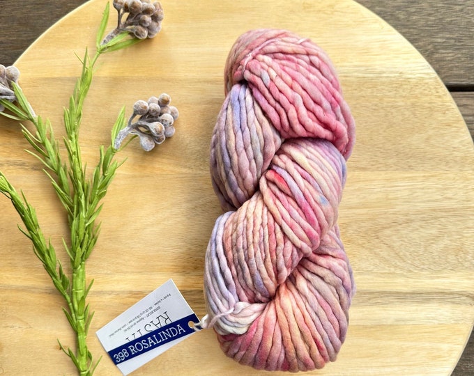 Malabrigo Rasta | Colour Rosalinda 398 | 100% Merino Wool | Super Bulky ...