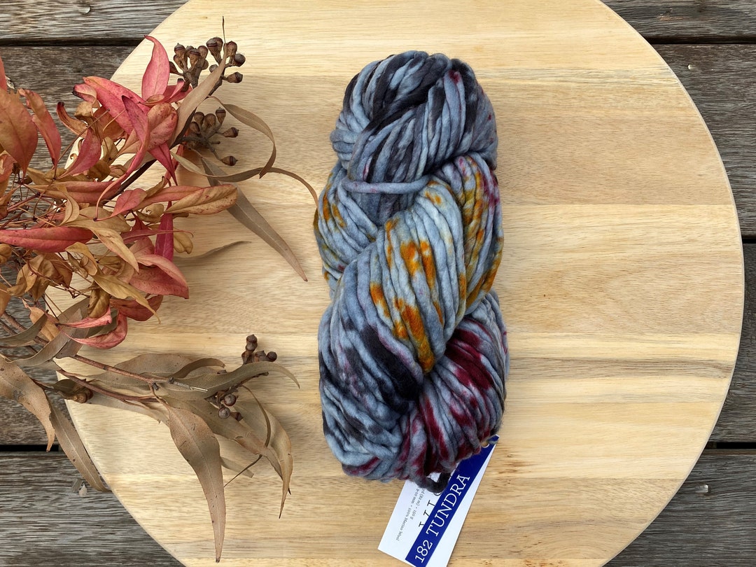 Malabrigo Rasta | Colour Tundra 182 | 100% Merino Wool | Super Bulky ...