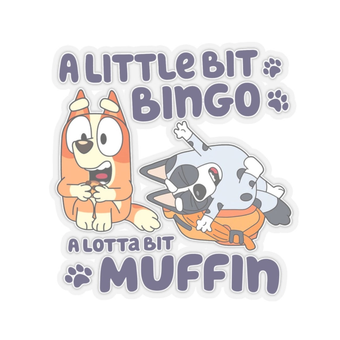 Bingo Muffin Kiss-cut Sticker - Etsy