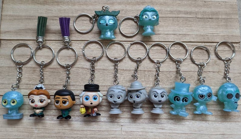 Haunted Mansion Disney Keychains - Etsy