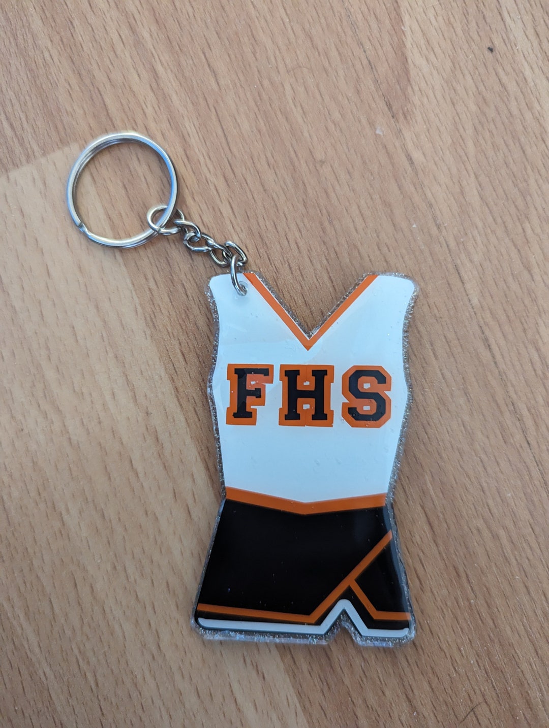 Cheerleader Uniform Keychain - Etsy