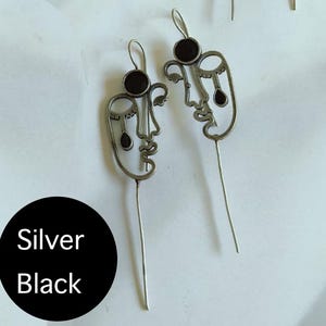 Bar Ear Pin Face Bar Ear Pin Ear Climber Earring Ear Needle Earring Ear ...