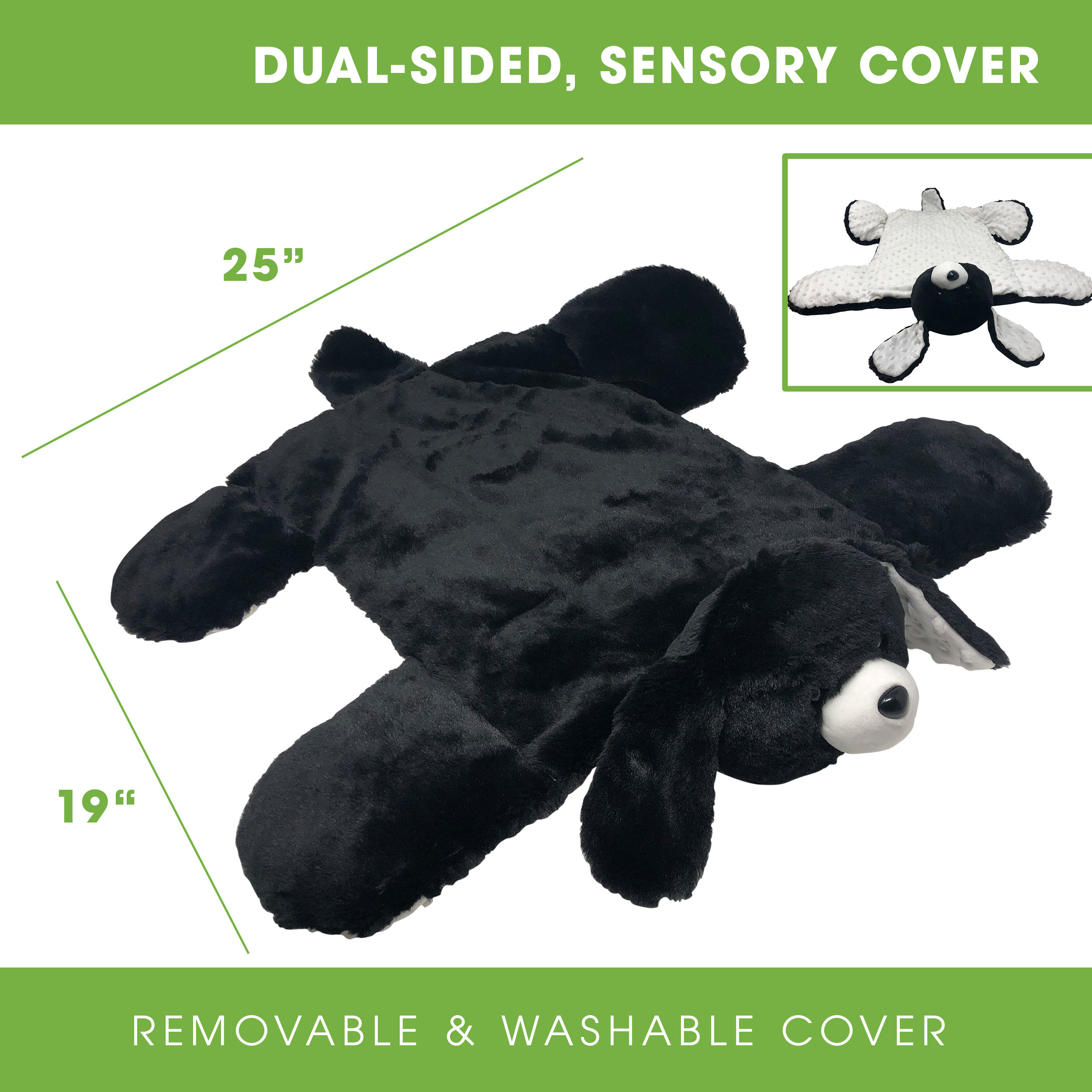 Sensory Weighted Lap Dog 25 X 19 4lbs - Etsy