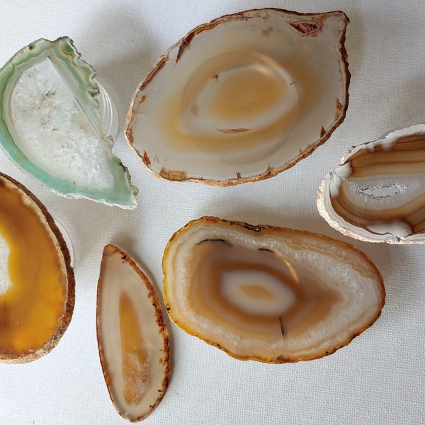 Agate Slice Coasters - Etsy