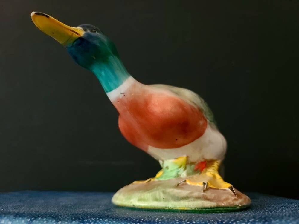 Vintage Porcelain Mallard Duck Goebel West Germany - Etsy