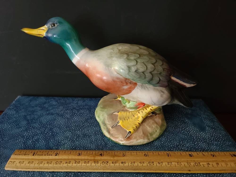 Vintage Porcelain Mallard Duck Goebel West Germany - Etsy