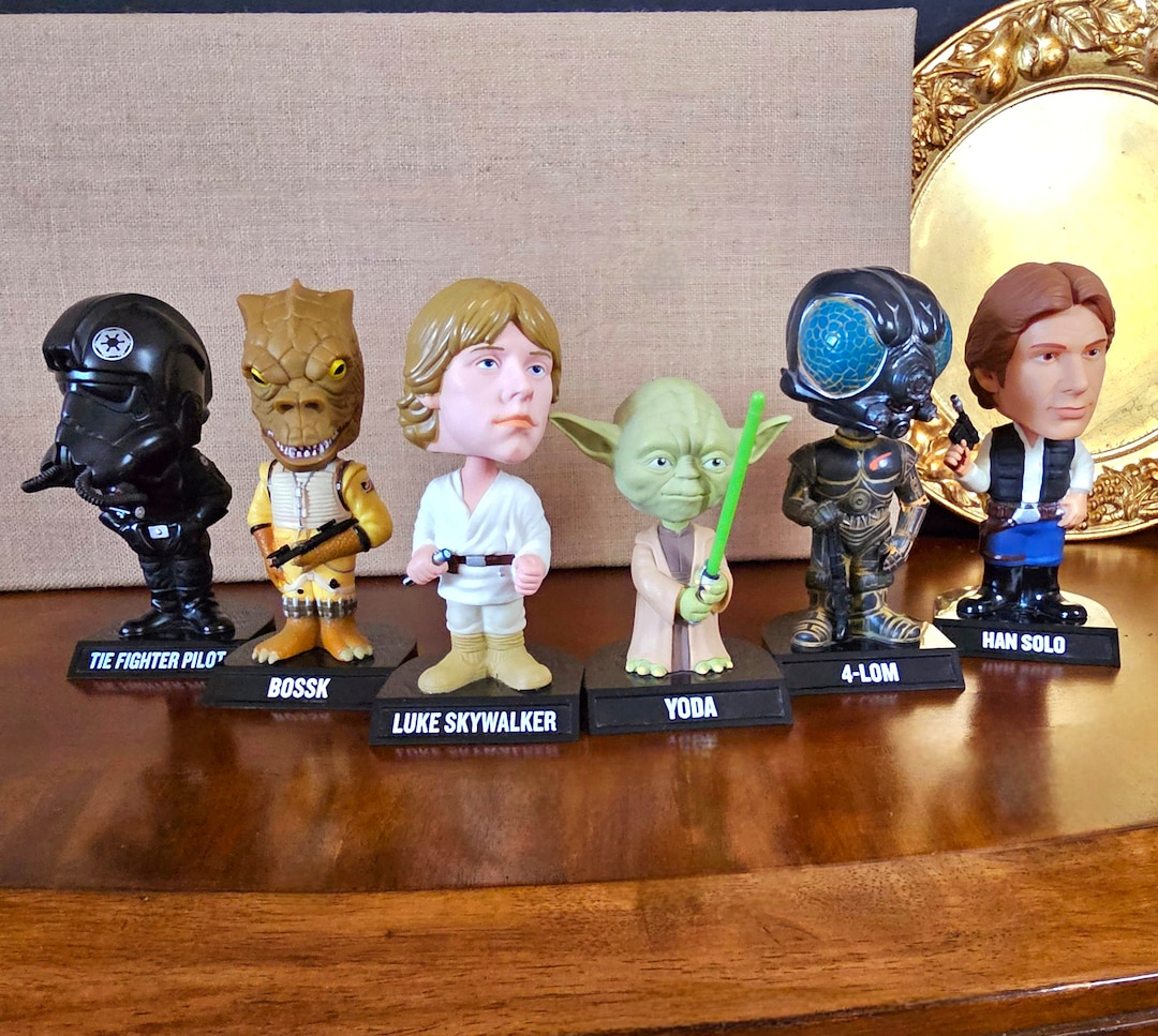 Lot of 6 Vtg Star Wars Funko Wacky Wobbler Bobblehead: Luke Skywalker ...