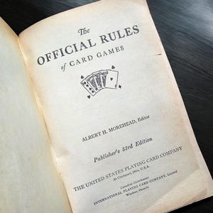 Pair of Vintage Card and Casino Paperback Game Rule Books 1960s 70s - Etsy