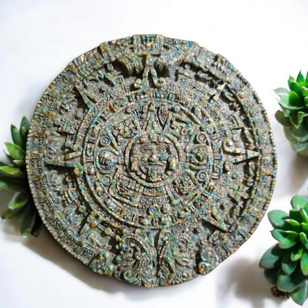 Aztec Sun Stone - Etsy