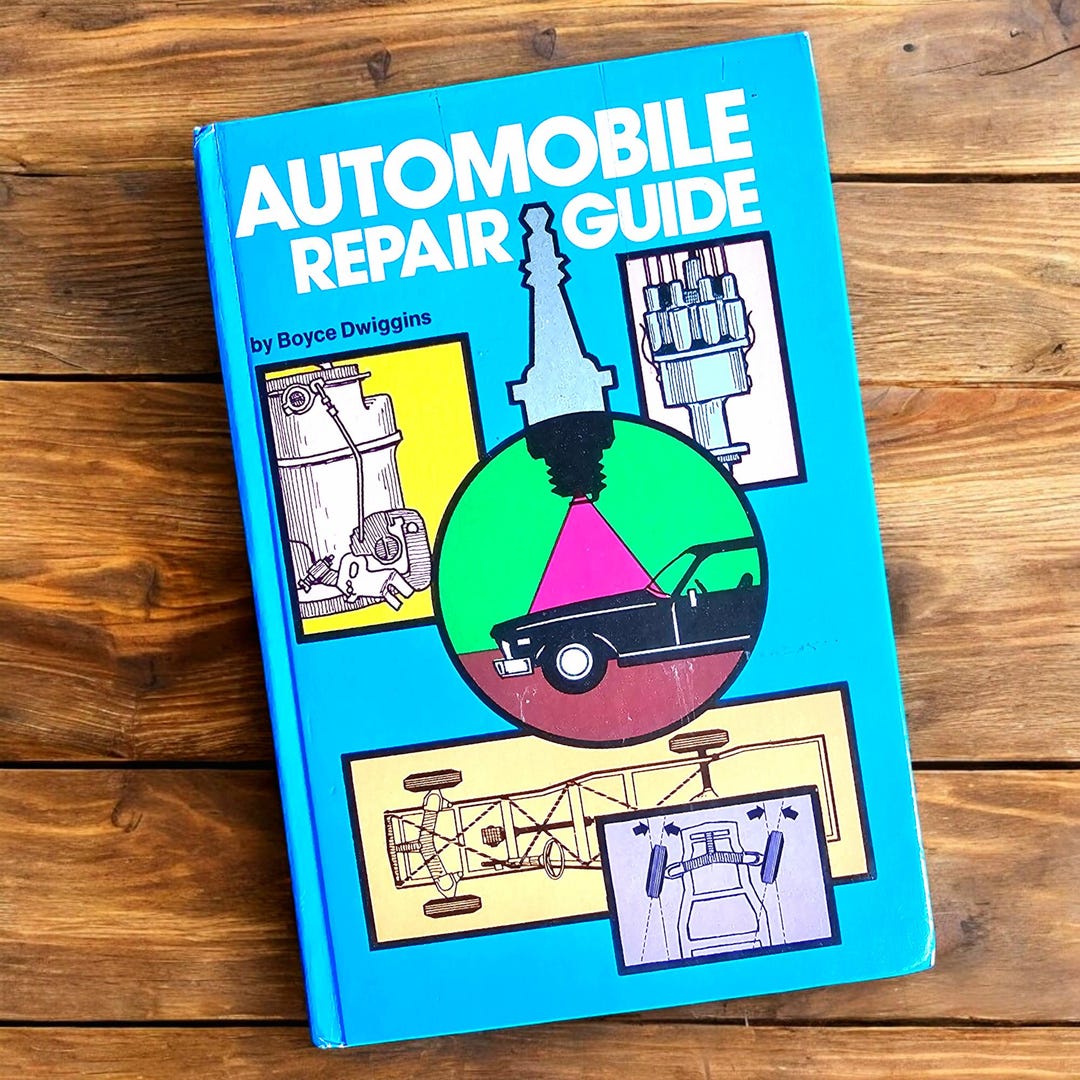 Vintage 1978 Automobile Repair Guide by Boyce Dwiggins - Etsy