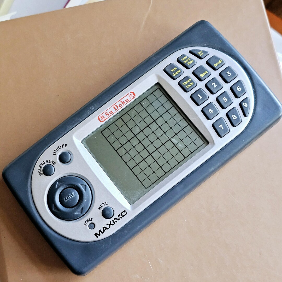 Vintage Electronic Su Duko Handheld Game by Maximo WORKS - Etsy
