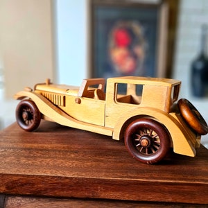 Classic Car Wood Art 1927 Bugatti 41 Royale - Etsy
