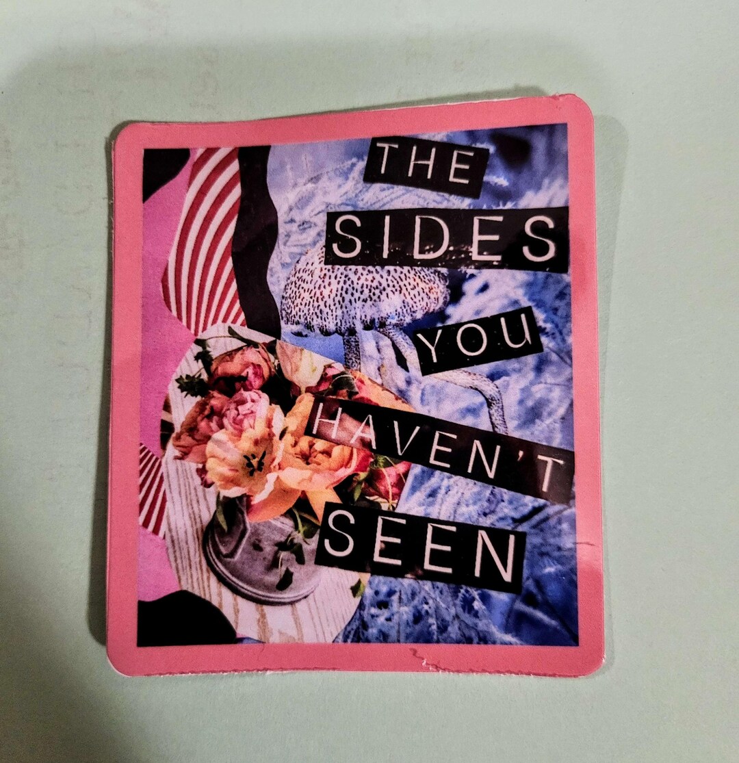 The Sides You Haven't Seen Collage Sticker - Etsy