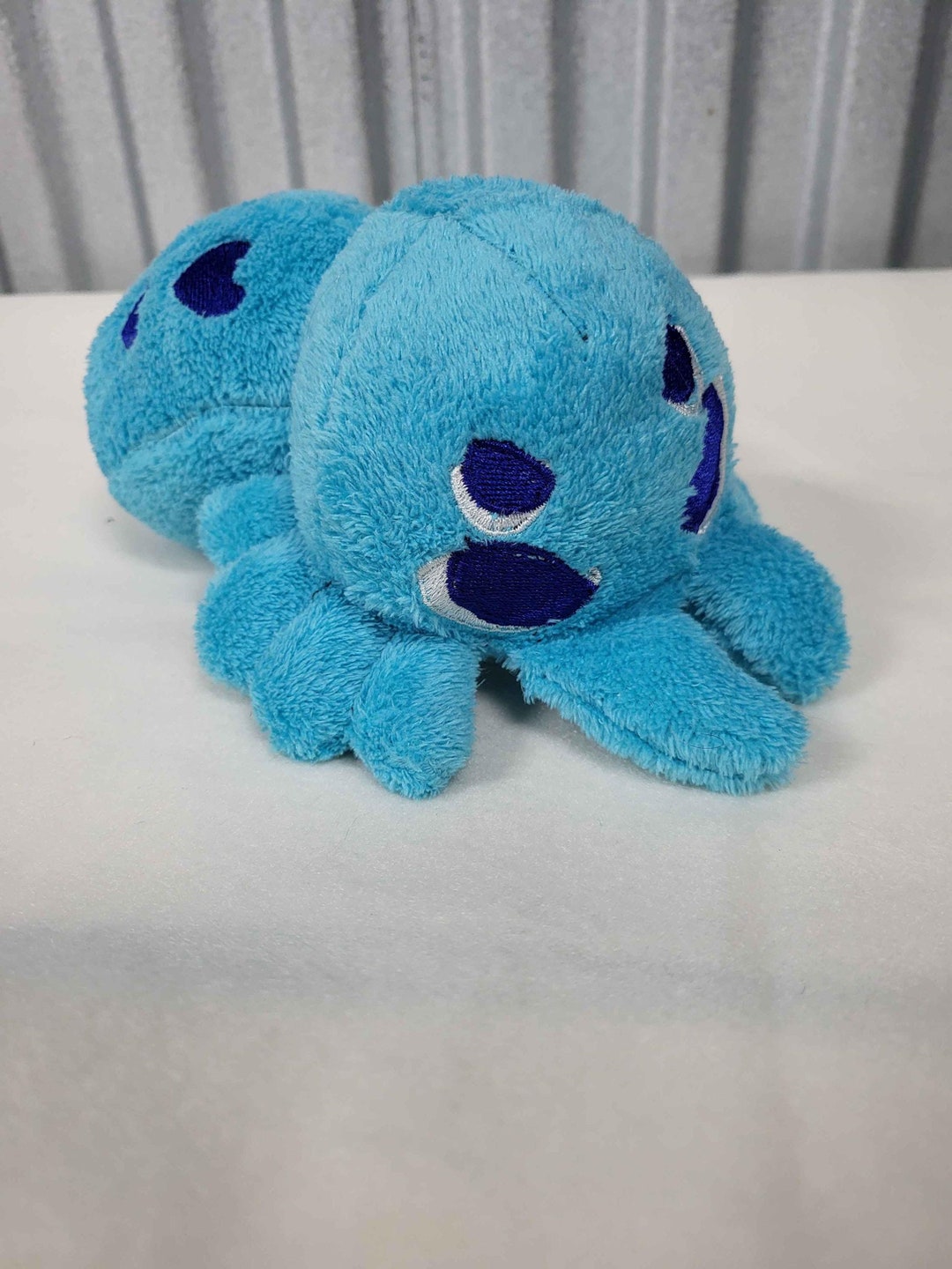 Blue Heart Spider Plushie - Etsy