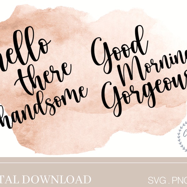 Hello Handsome - Etsy