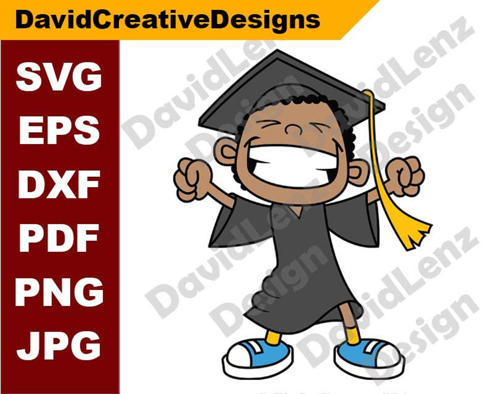 Graduate Boy SVG Hand-drawn - Etsy
