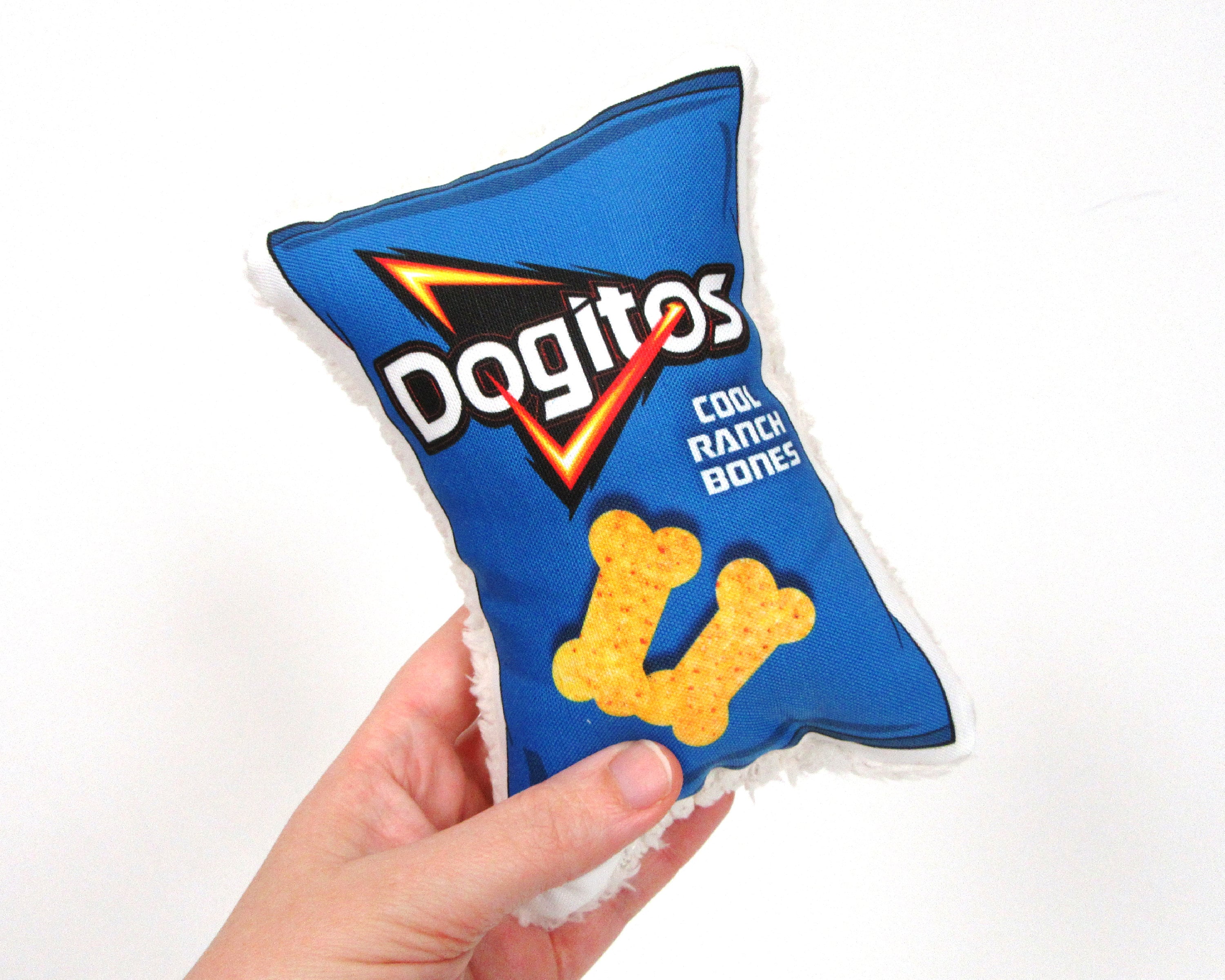 Dogitos Dog Toy 3 Colors Plush dog toy Doritios Nacho | Etsy