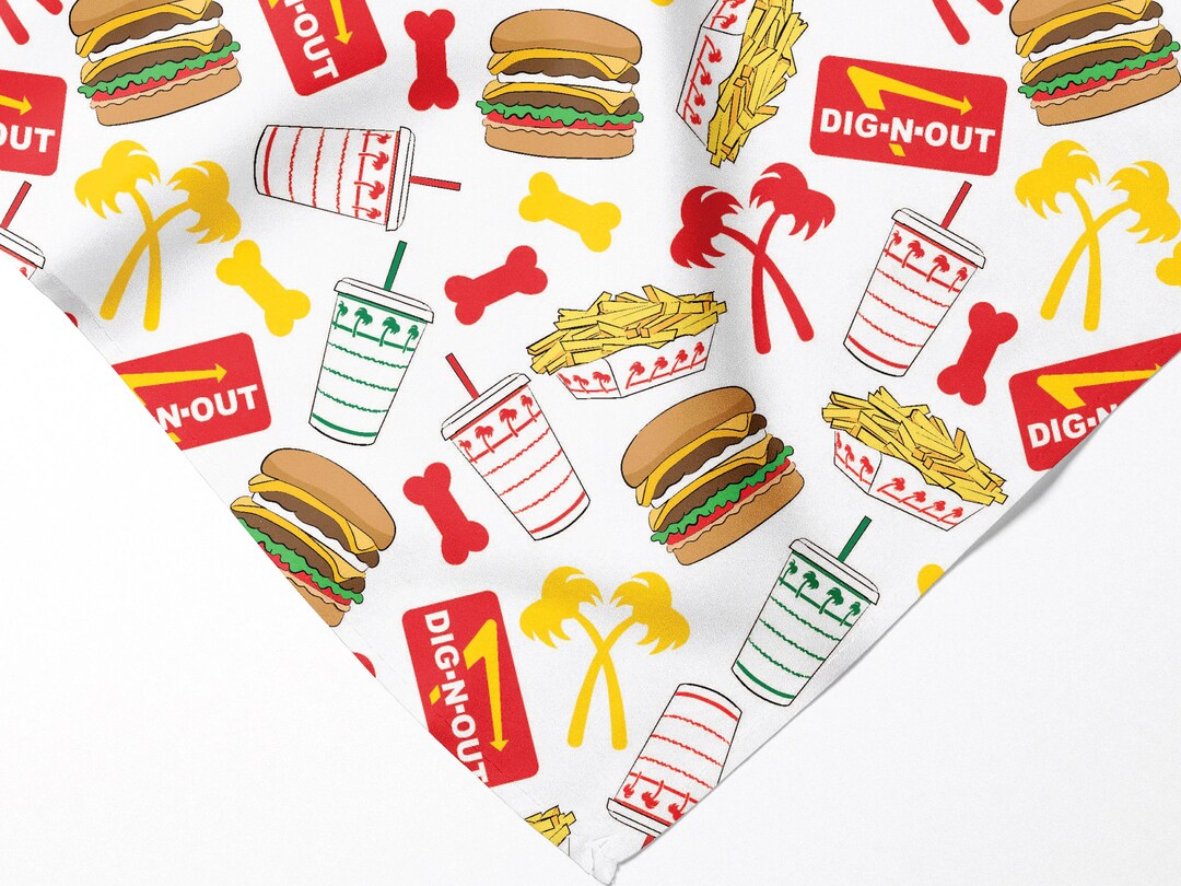 Dig N Out Dog Bandana Los Angeles Dog Bandana California Dog Bandana ...