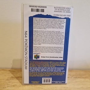 Custom Blockbuster N64 Game Rental Cases - Etsy